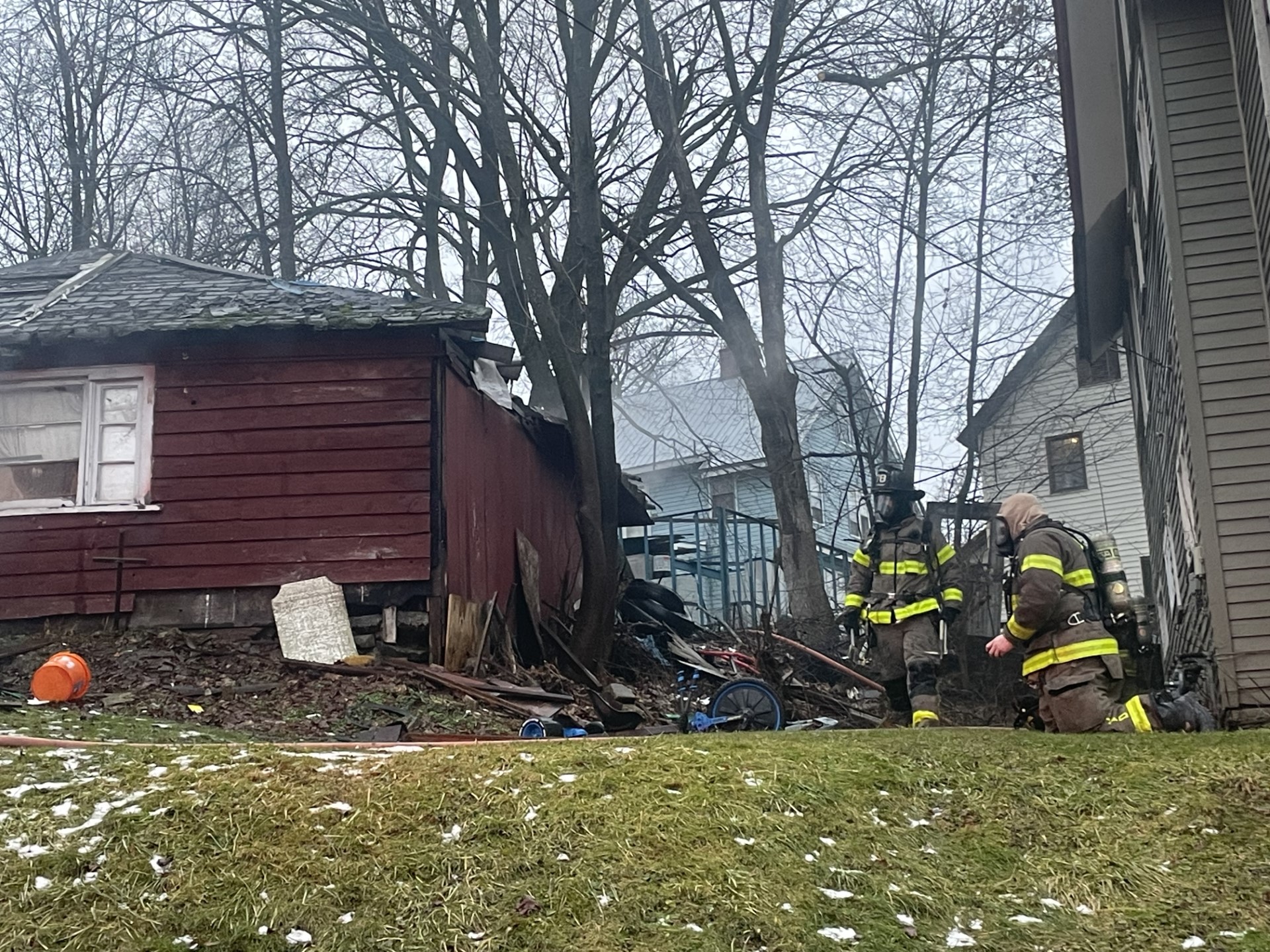 Fire Crews Respond To Southside Blaze | News, Sports, Jobs - Post Journal